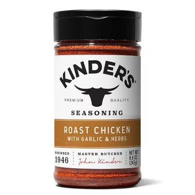 Kinder's Roast Chicken with Garlic and Herbs Seasoning, 8oz – SlobsRus BBQ