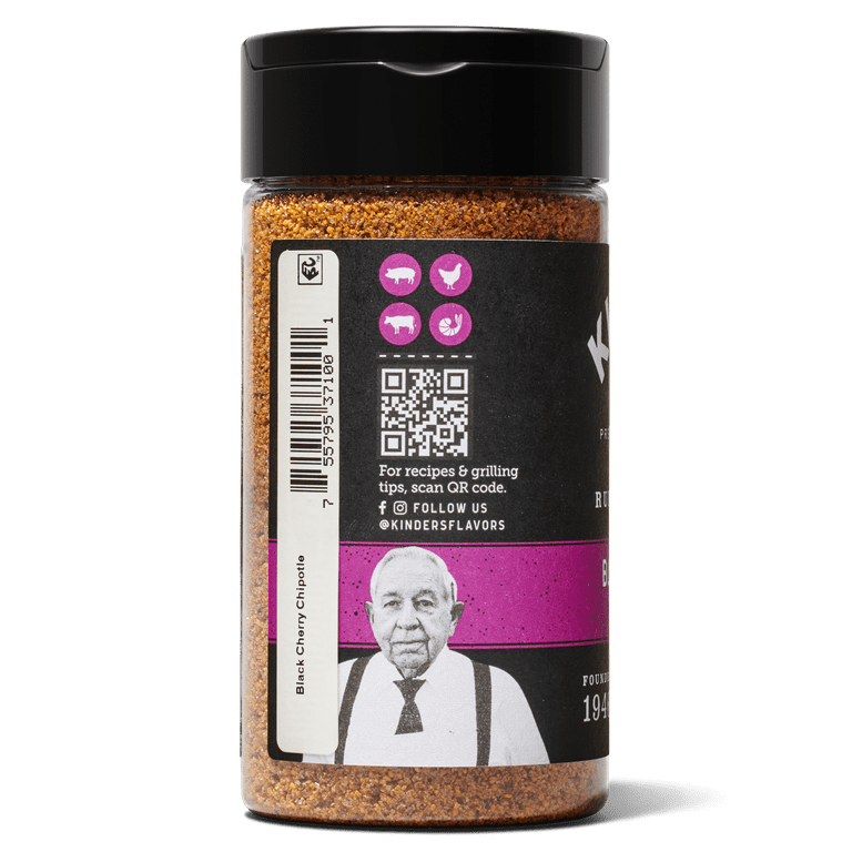 Kinder's Black Cherry Chipotle Seasoning, 6oz – SlobsRus BBQ