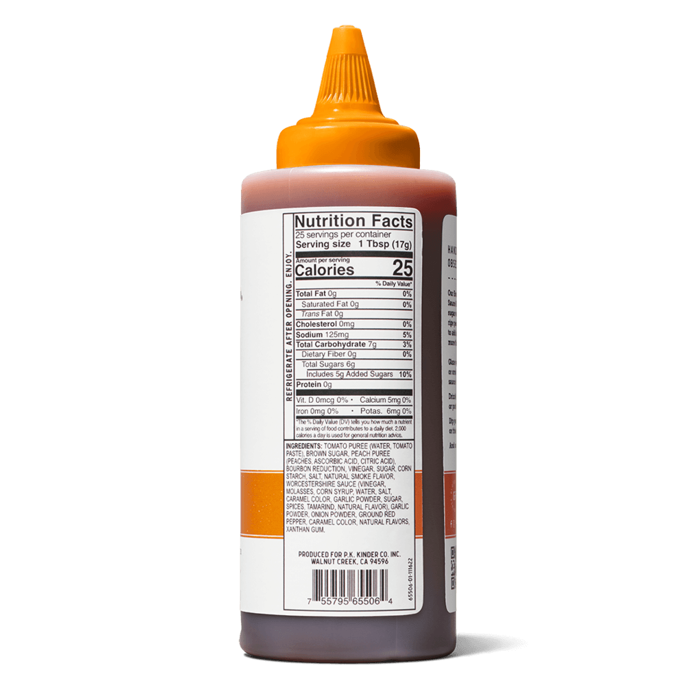 Kinder's Bourbon Peach BBQ Wing Sauce – SlobsRus BBQ