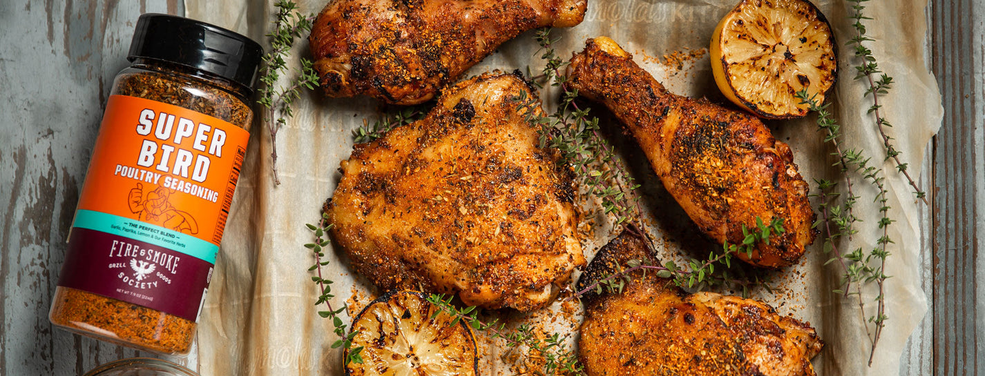 Fire & Smoke Society SUPER BIRD | Poultry Seasoning, 8.5oz | SlobsRus BBQ