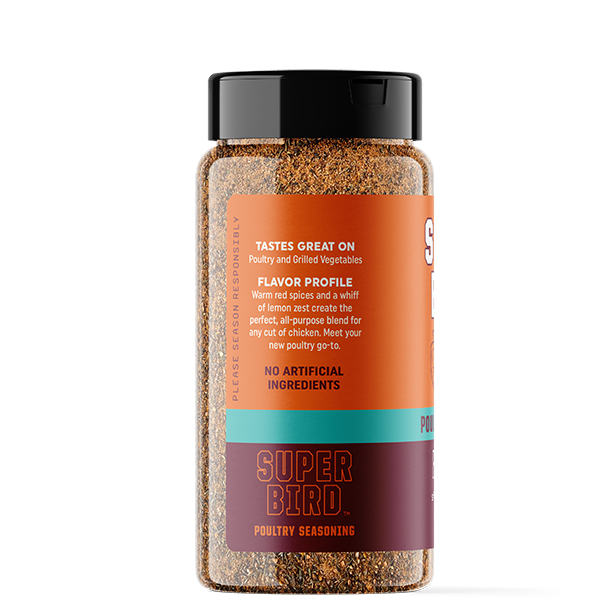Fire & Smoke Society SUPER BIRD | Poultry Seasoning, 8.5oz | SlobsRus BBQ
