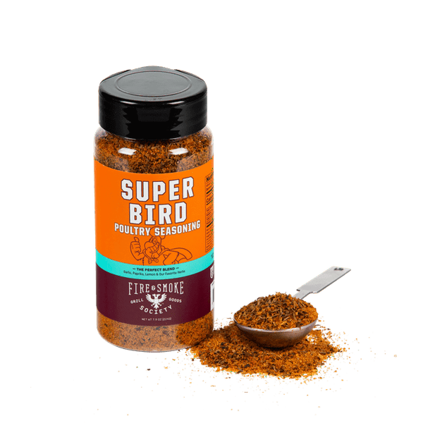 Fire & Smoke Society SUPER BIRD | Poultry Seasoning, 8.5oz | SlobsRus BBQ